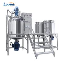 China 500L Fixed Type Vacuum Emulsifier Mixer SUS304 Frame For Cosmetic Cream for sale