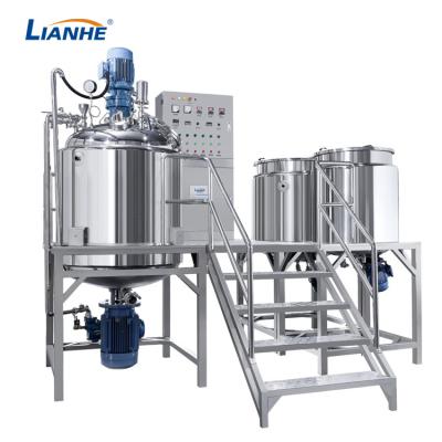 China 500L Fixed Type Vacuum Emulsifier Mixer SUS304 Frame For Cosmetic Cream for sale