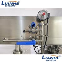 China Hydraulic Lifting PLC Cosmetic Manufacturing Equipment Used For Ointments ABB Motor for sale