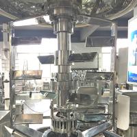 China 3 Layer Stainless Steel Vacuum Emulsifier Mixer With Upper Homogenizer for sale