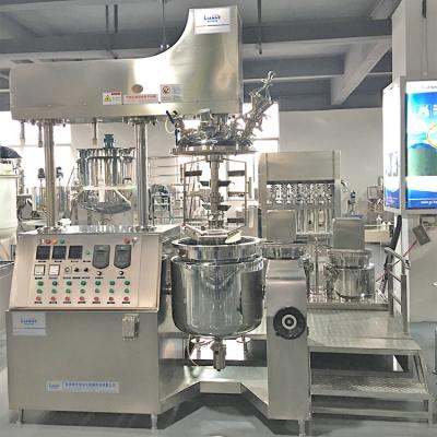 China 3 Layer Stainless Steel Vacuum Emulsifier Mixer With Upper Homogenizer for sale