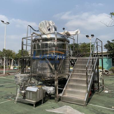 China 220V/380V Cosmetic Cream Manufacturing Equipment With Emulsification Pump for sale