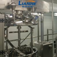China TUV High Viscosity Vacuum Emulsifier Mixer 1 Ton Electric Heating for sale
