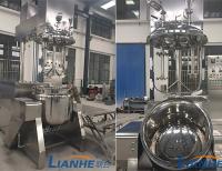 China ISO 300L Toothpaste Manufacturing Equipment , SUS316L Cosmetic Making Machine for sale