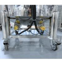 China Syrup Fixed Cover Homogenizer Emulsifier Mixer Vertical PLC Control for sale