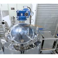 China Syrup Fixed Cover Homogenizer Emulsifier Mixer Vertical PLC Control for sale