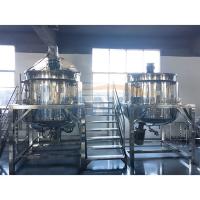 China ABB 2000L Cosmetic Homogenizer Mixer , Platform Hand Sanitizer Mixing Equipment for sale