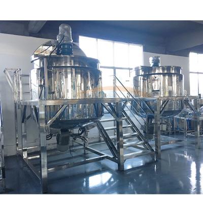 China ABB 2000L Cosmetic Homogenizer Mixer , Platform Hand Sanitizer Mixing Equipment for sale