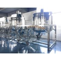 China ABB 2000L Cosmetic Homogenizer Mixer , Platform Hand Sanitizer Mixing Equipment for sale