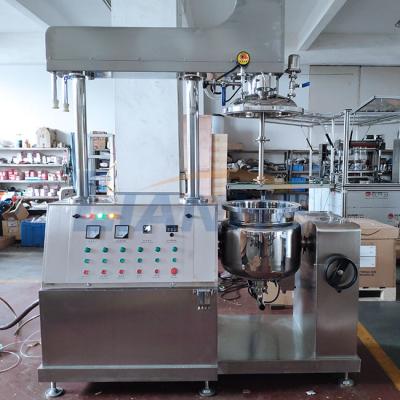 China Lipstick Making Vacuum Emulsifier Mixer Electric 50L Durable for sale