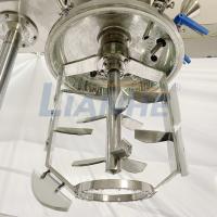 China 3600r/Min Vacuum Emulsifying Machine , 45 Degree Cosmetic Cream Mixer Machine for sale
