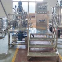 China 65 Rpm 100L Vacuum Emulsifier Mixer Homogenizer For Cosmetic for sale