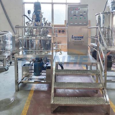 China 65 Rpm 100L Vacuum Emulsifier Mixer Homogenizer For Cosmetic for sale