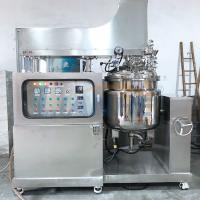 China LIANHE Cream Vacuum Emulsifier Mixer 200L SUS316L Homogenizer for sale