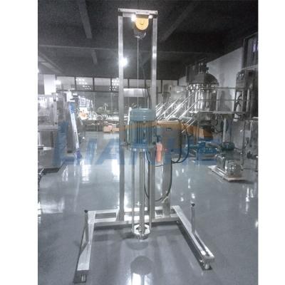 China SUS316L Material High Shear Emulsifier Mixer Electric Pneumatic Lift Homogenizer for sale
