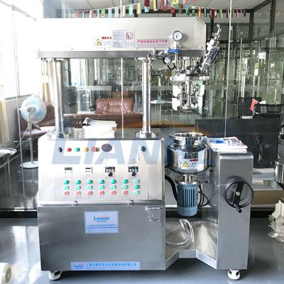 China 10L Skin Care Vacuum Emulsifier Mixer Homogenizer Emulsifying Tank for sale