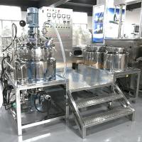 China 50L Fixed Type Vacuum Emulsifier Mixer Paste Lotion Making Machine SUS Material for sale
