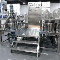 China 50L Fixed Type Vacuum Emulsifier Mixer Paste Lotion Making Machine SUS Material for sale