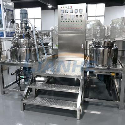 China 50L Fixed Type Vacuum Emulsifier Mixer Paste Lotion Making Machine SUS Material for sale
