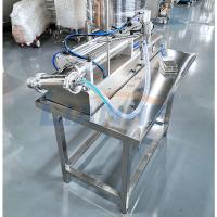 China Semi Automatic Liquid Filling Machine 0.6-0.8MPa Horizontal Durable for sale