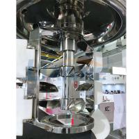 China PLC Control Cream High Shear Emulsifier Mixer Vacuum Homogenizer 65RPM 4KW for sale