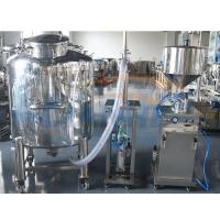 China Stainless Steel Piston Filling Machine , Thickened Pneumatic Bottle Filler for sale