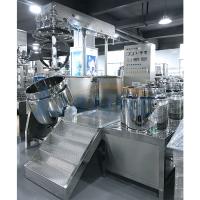 China CE Vacuum 300L High Shear Emulsifier Mixer Homogenizer Hydraulic Lifting for sale
