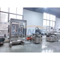China Stable 60Hz Laundry Detergent Filling Machine , Rustproof Shampoo Bottle Filler for sale