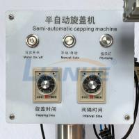 China TUV Leakproof Semi Auto Capping Machine , Rustproof Small Bottle Sealing Machine for sale