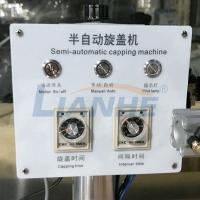 China Desktop Small Bottle Capping Machine Semi Auto 30-40 Caps/Min for sale