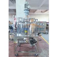 China Sanitizer Making Homogenizer Emulsifier Mixer 300L Movable Design for sale