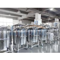 China LIANHE Food Grade Stainless Steel Storage Tank Moveable For Cosmetic Mixing for sale