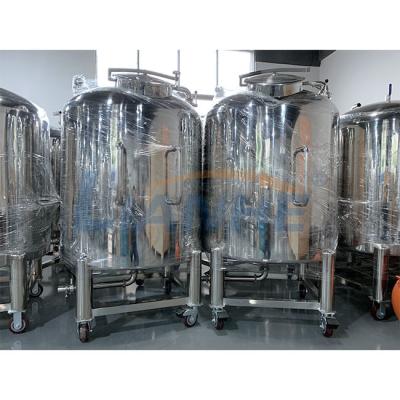 China ISO 1000L Cream Stainless Steel Storage Tank Anti Leaking Practical for sale