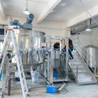 China SUS316 Cream High Shear Emulsifier Shampoo Conditioner Mixer 3000L With 2 Jacket for sale