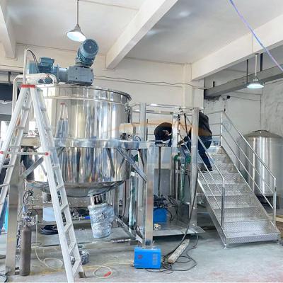 China SUS316 Cream High Shear Emulsifier Shampoo Conditioner Mixer 3000L With 2 Jacket for sale