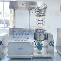 China 50L Vacuum High Shear Emulsifier Mixer PLC Control For Ice Water Cooling for sale