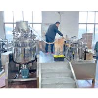 China SUS316L Cosmetic High Shear Emulsifier Mixer Machine 300L Button Control for sale