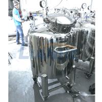 China Pneumatic Mixing Agitator Storage Tank 500L SUS316 / 304 Stainless Steel for sale