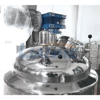 China Sealed Type 500L Stainless Steel Mixing Tanks , Movable Cosmetic Mixing Equipment for sale