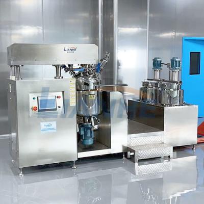 China Electric 50L PLC High Shear Emulsifier Mixer For Cream Homogeniser for sale