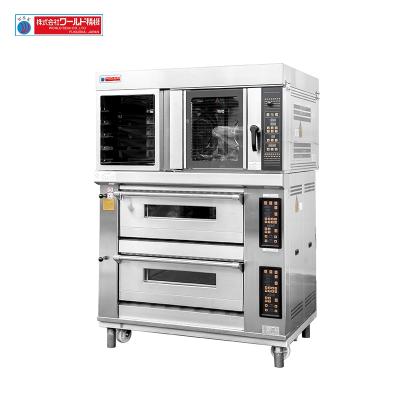 China Bakery Combined Oven Electric Or Gas Easy To Operate Stainless Steel Baking Oven for sale