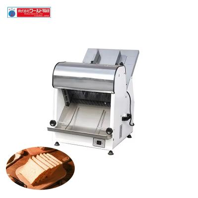 China Automatic Commercial Bread Slicer 12mm Bread 0.18kW Toast Cutting Machine for sale