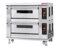 China 2 Decks Gas Deck Oven 4 Trays Electric Deck Oven 1400mm for sale