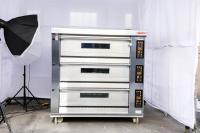 China 2 Decks Gas Deck Oven 4 Trays Electric Deck Oven 1400mm for sale