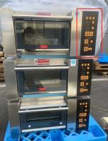 China 110V 220V Electric Single Triple Deck Oven Bakery Cake Machine 1 Deck 1 Tray for sale