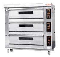 China 3 Decks Commercial Bakery Equipment 12 Trays 400 X 600Mm Bakery Machine For Bread for sale