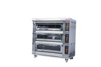 China 3 Decks Commercial Bakery Equipment 12 Trays 400 X 600Mm Bakery Machine For Bread for sale