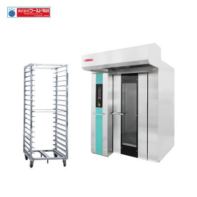 China 3P 1080kg Commercial Rack Oven Gas Diesel  Industrial Oven For Baking Bread for sale