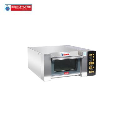 China 1000MM Electricity Gas Deck Oven Hot Air Commercial Deck Oven With Steam for sale