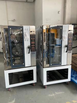 China Commercial Bakery Oven Electric Rotary Rack Oven with 10 Trays and Digital Touched Control for sale